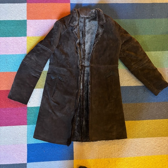 G2000 | Jackets & Coats | 0 Leather Shearling Coat | Poshmark